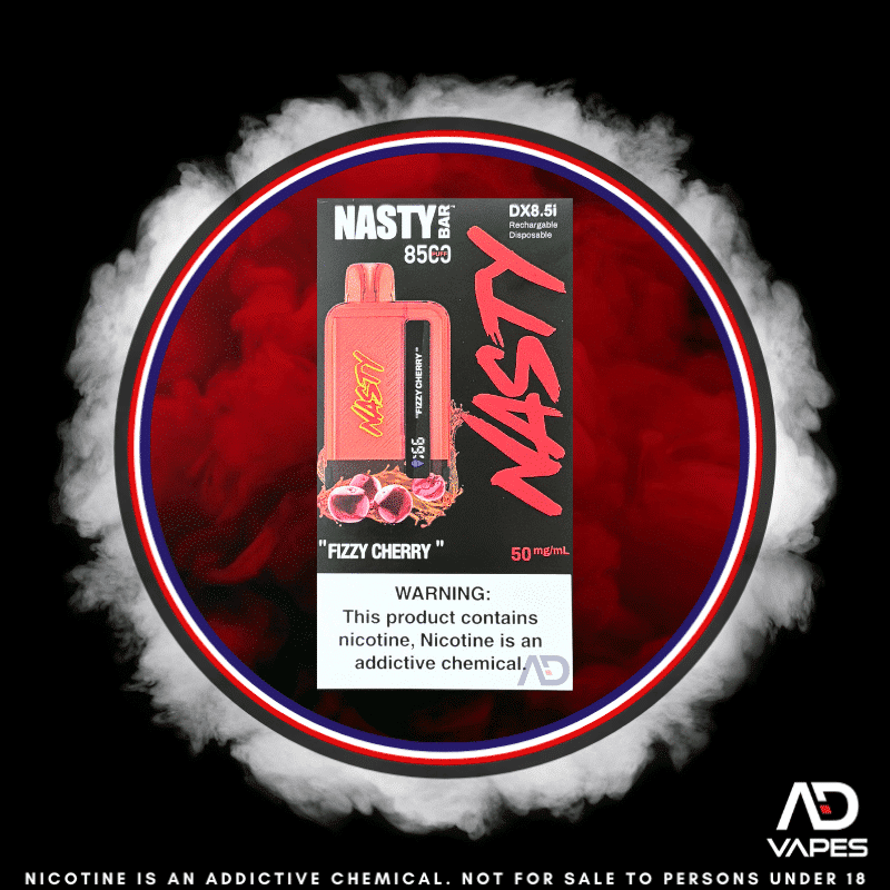Nasty 8500 50mg Fizzy Cherry